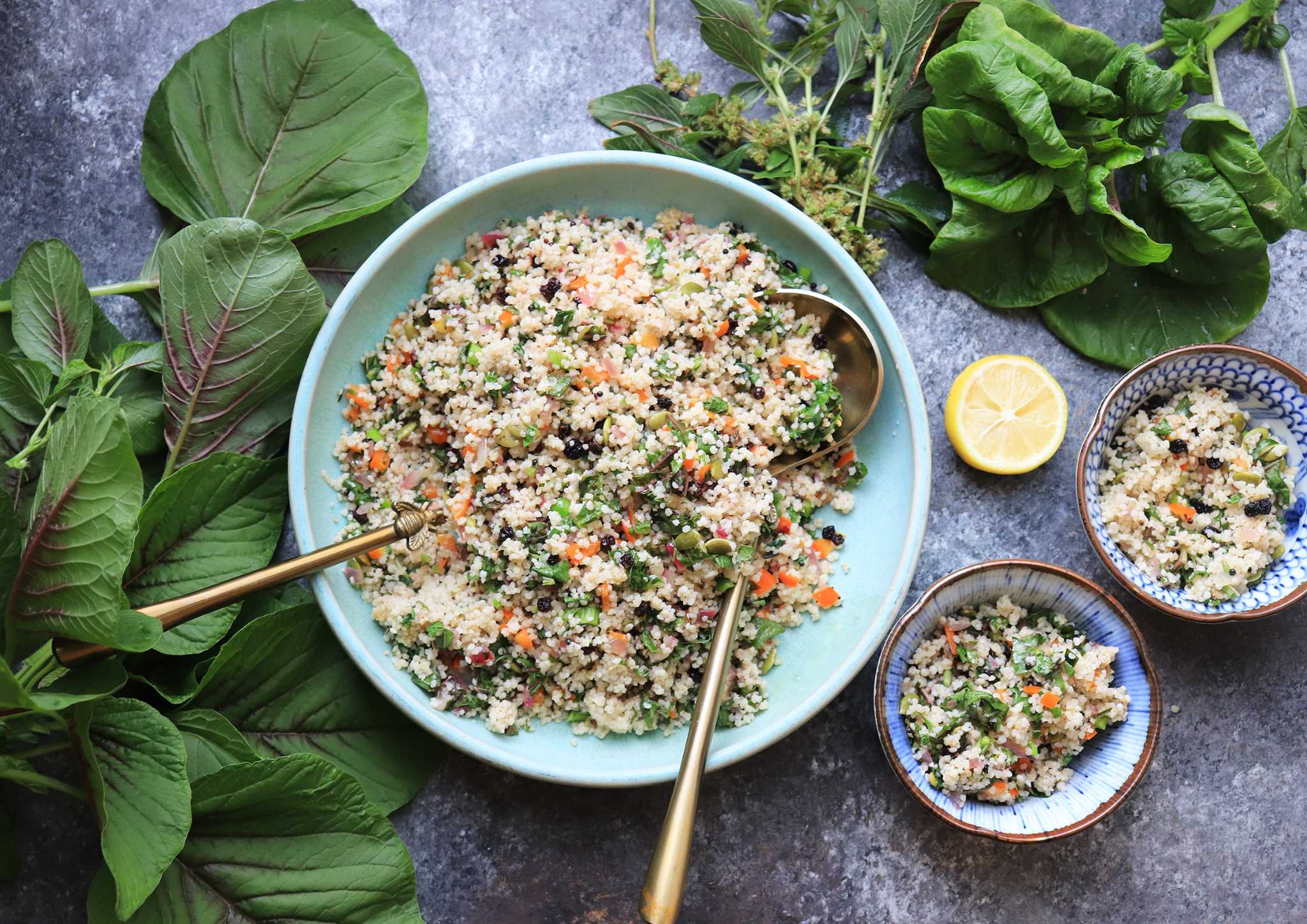Recipe for Amaranth Grain Salad from Houston chef Anita Jaisinghani