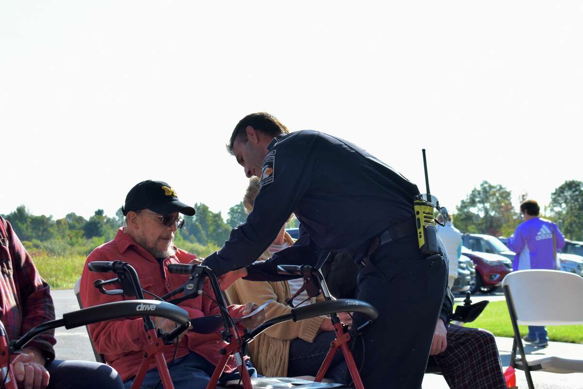 The Brook, Hospice of Michigan honors veterans with first responders