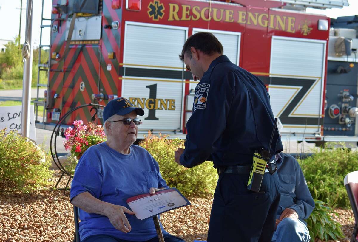 The Brook, Hospice of Michigan honors veterans with first responders