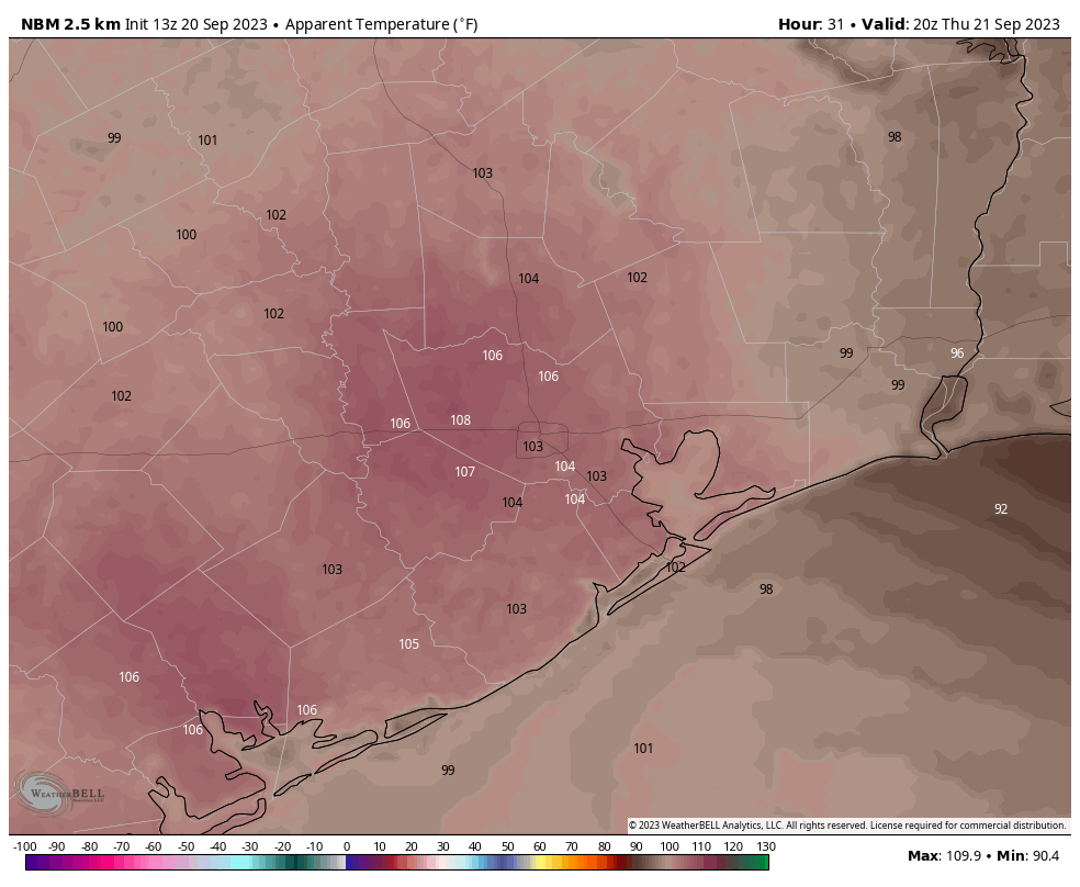 Humidity returns to Houston and could result in late week showers