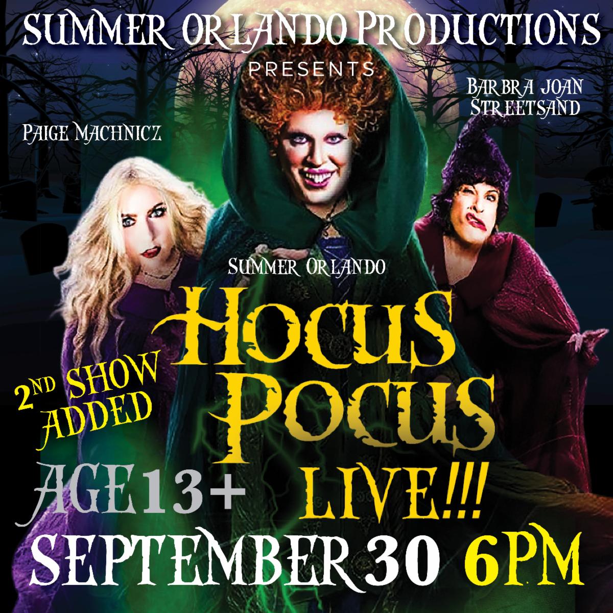 Torrington theater adds second show for 'Hocus Pocus Live"