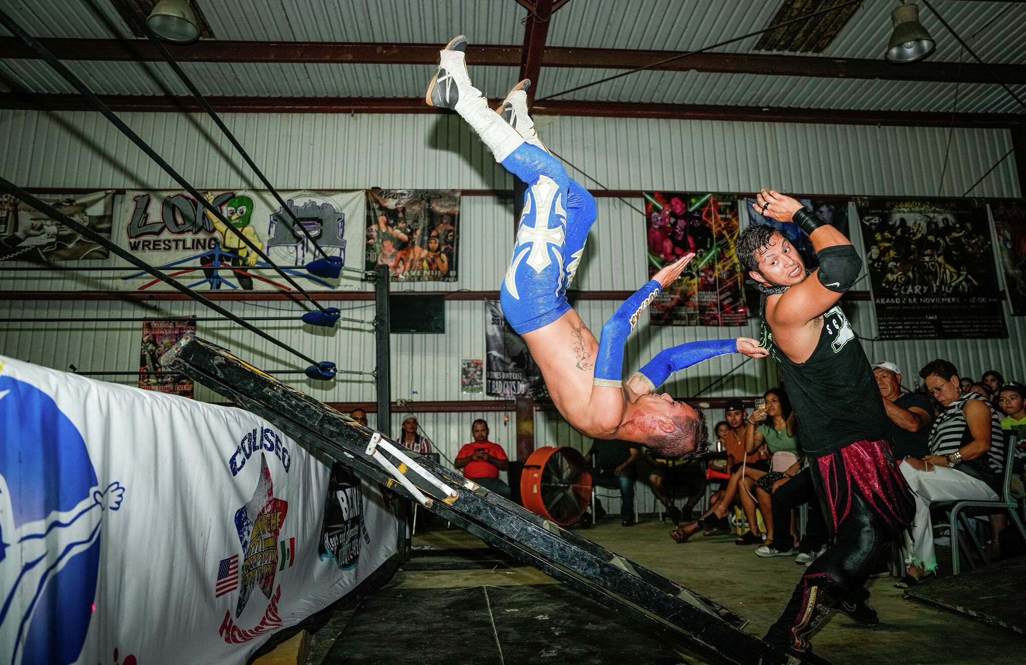 Coliseo sees weekly lucha libre events in East Houston