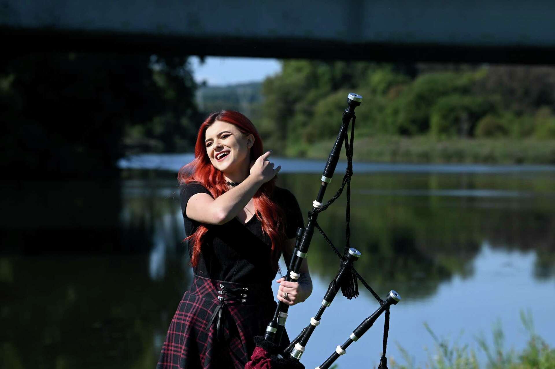 Schenectady-based Ally the Piper gets ready to tour in Albany