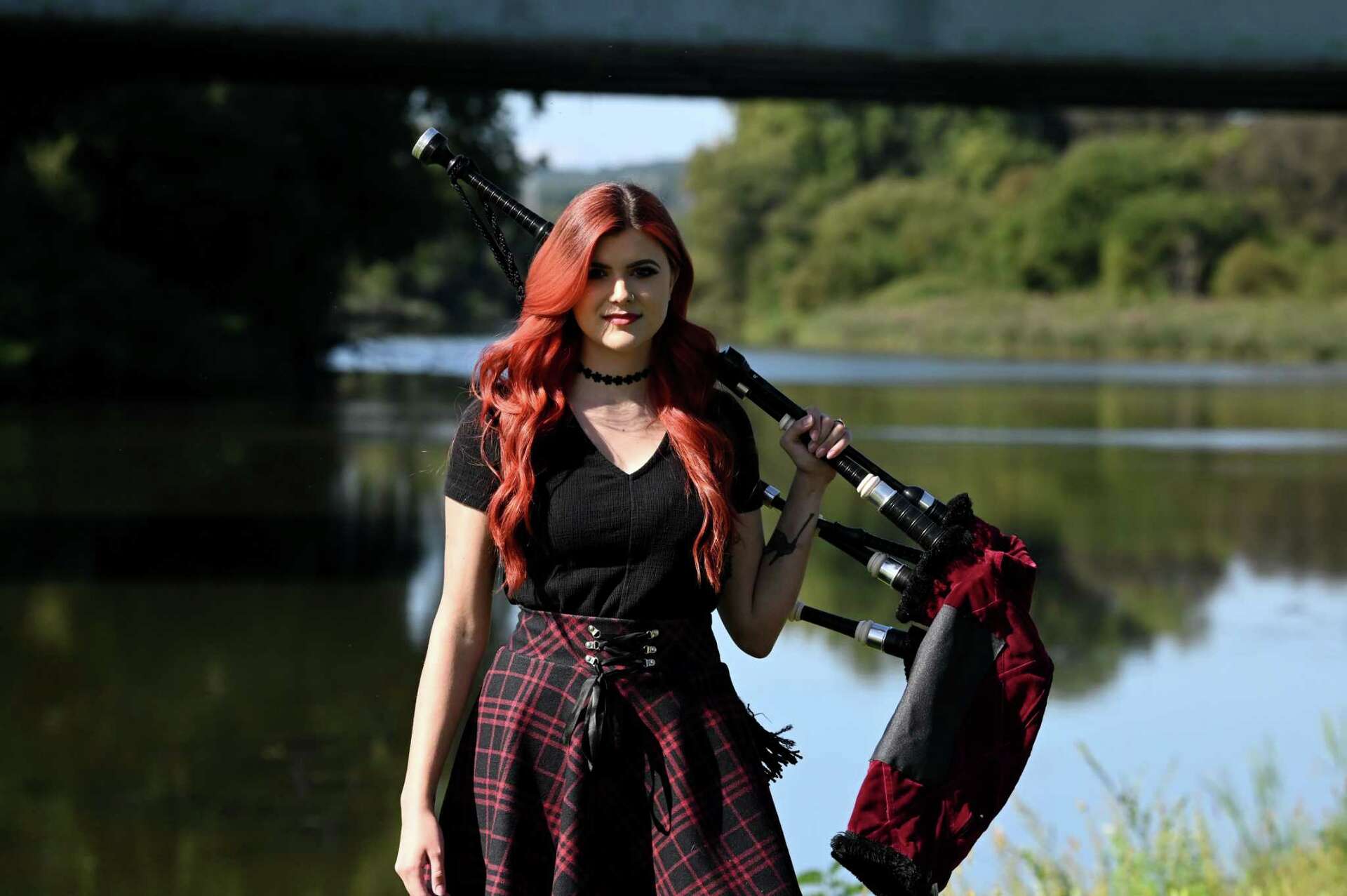Schenectady-based Ally the Piper gets ready to tour in Albany