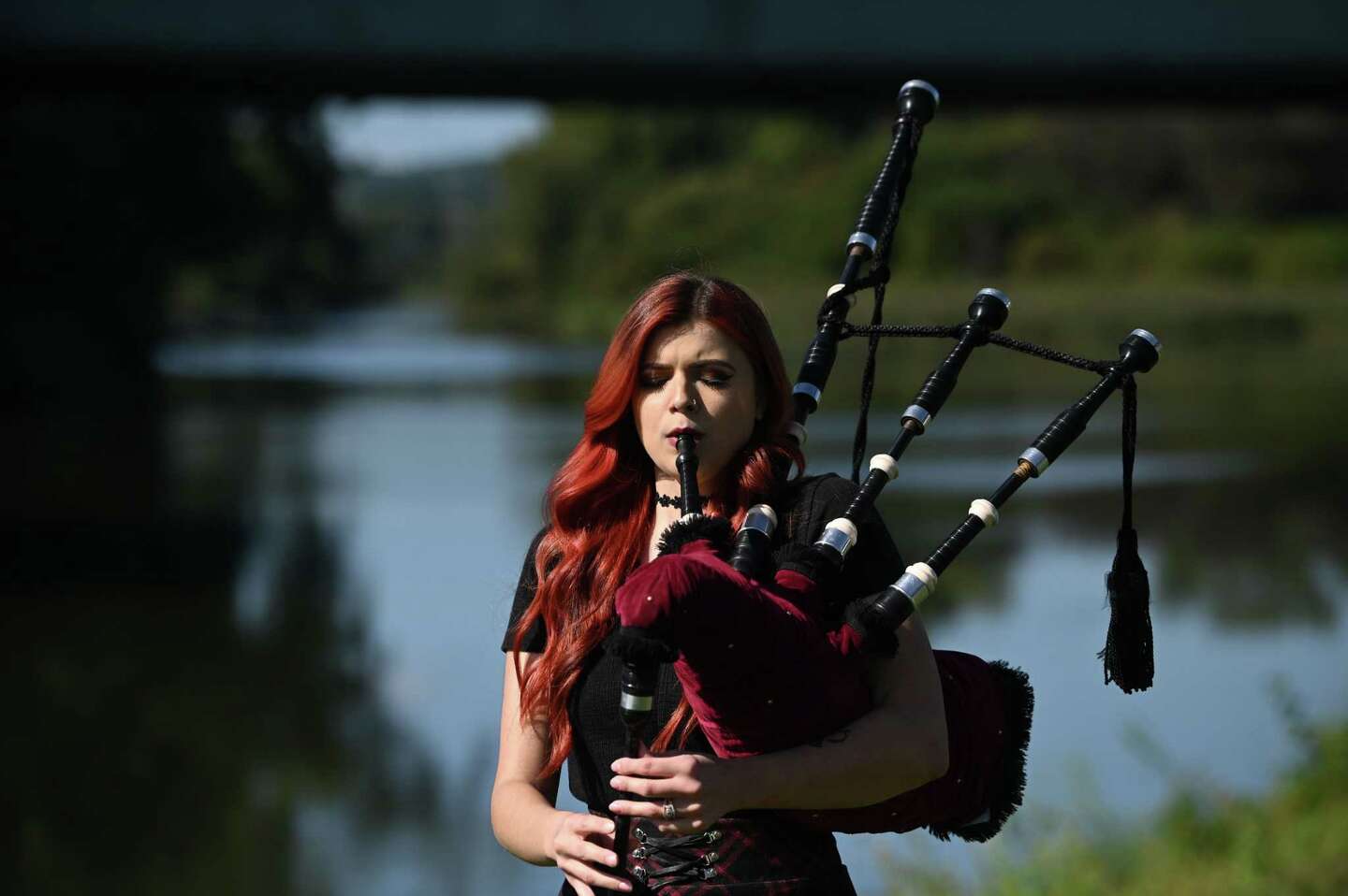Schenectady-based Ally the Piper gets ready to tour in Albany