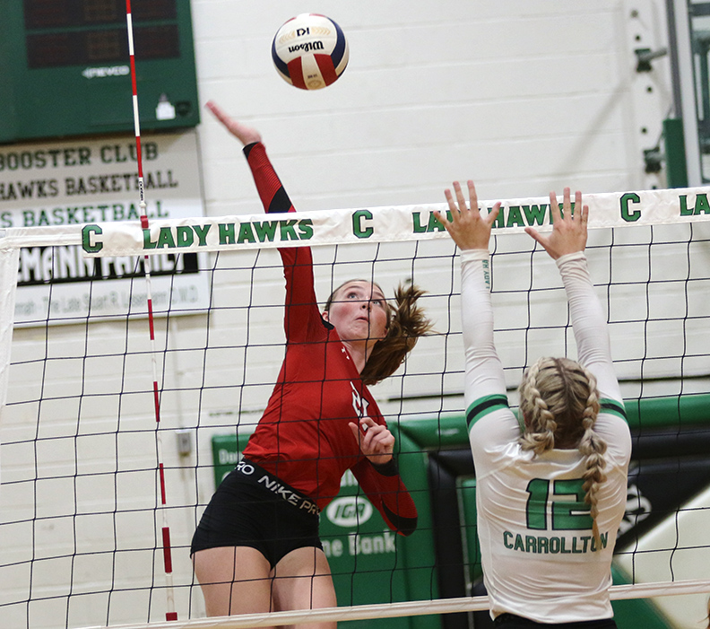 WEDNESDAY VOLLEYBALL: Zipprich powers unbeaten Warriors to win