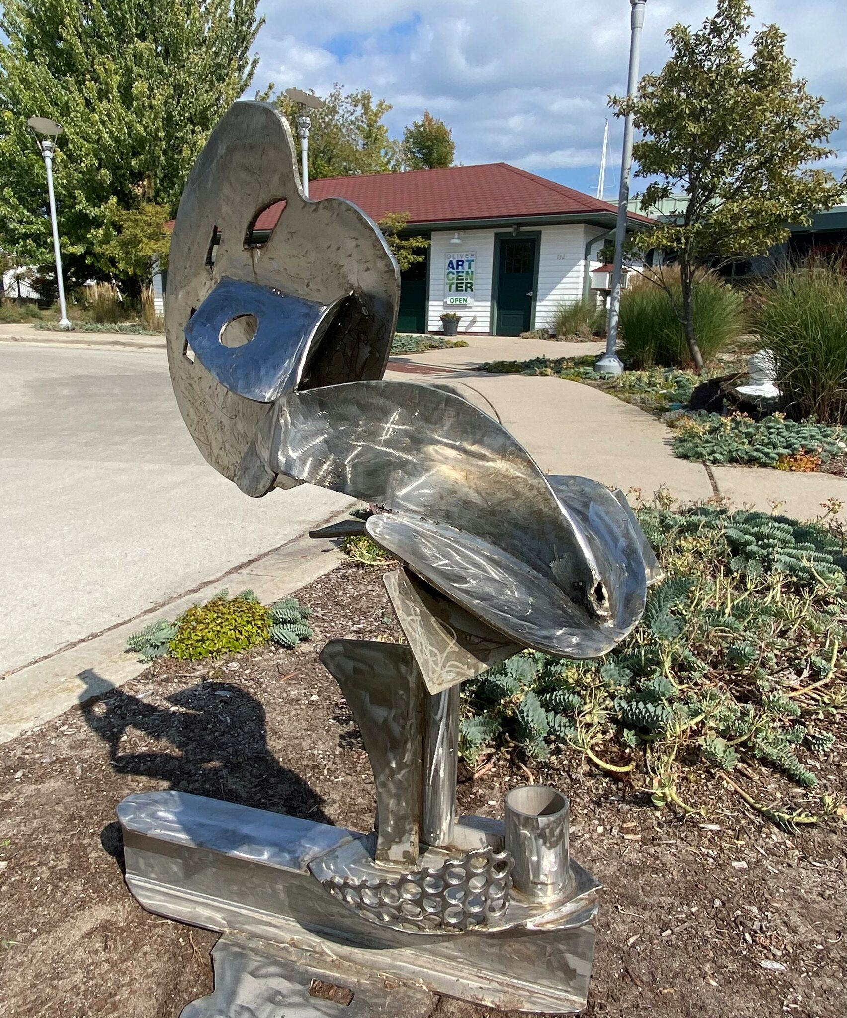 Manistee artist's sculpture on display at Oliver Art Center