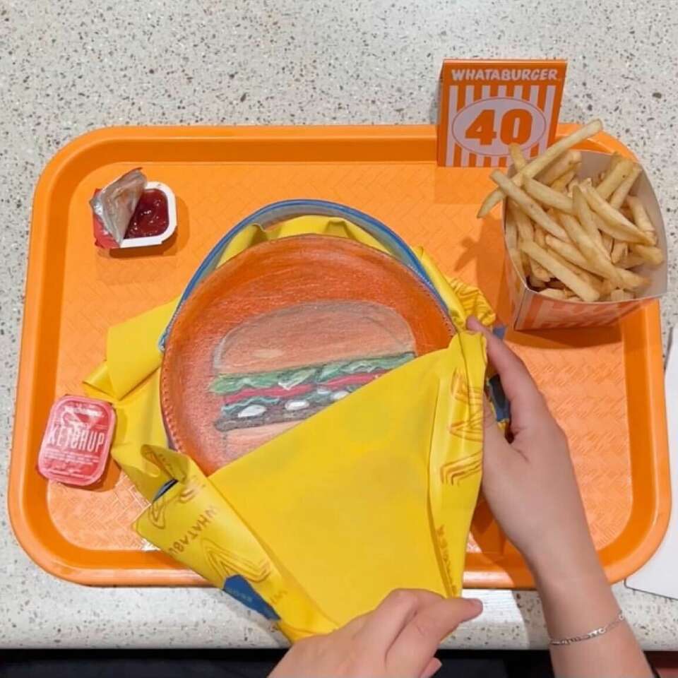 San Antonio artist designs handmade Whataburger purse