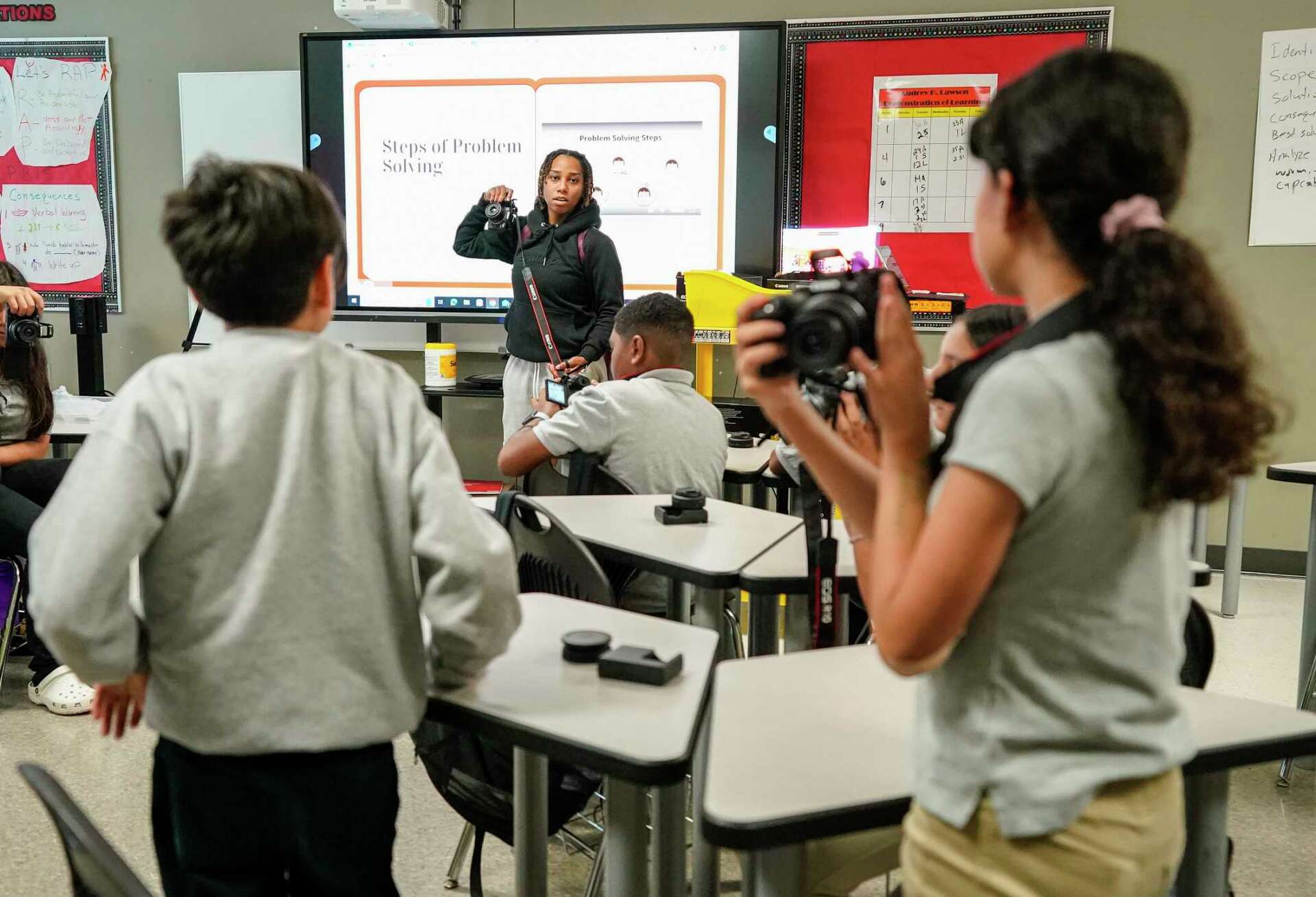 HISD reports drop in early behavior infractions, teacher absences