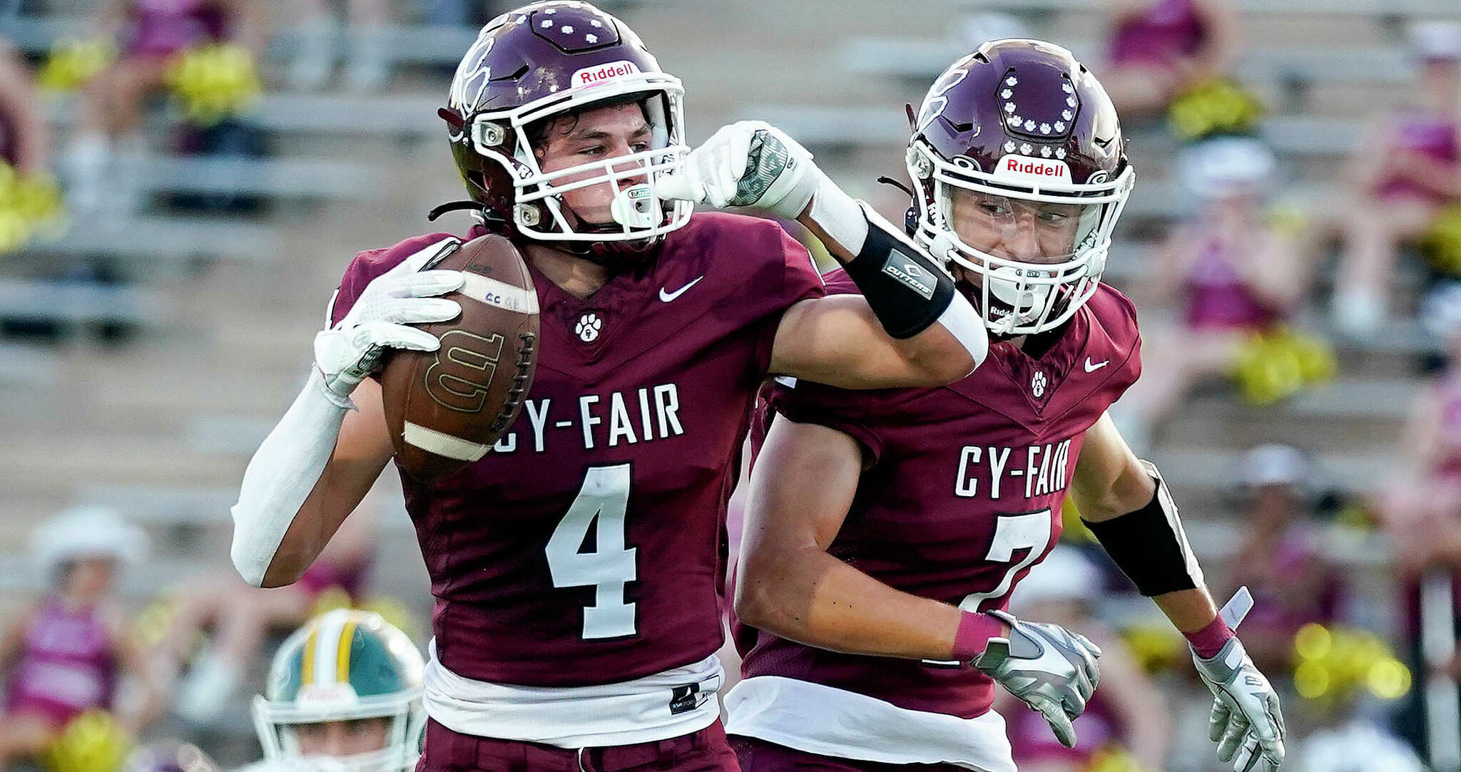 HS football: Cy-Fair Bobcats rally past Stratford Spartans