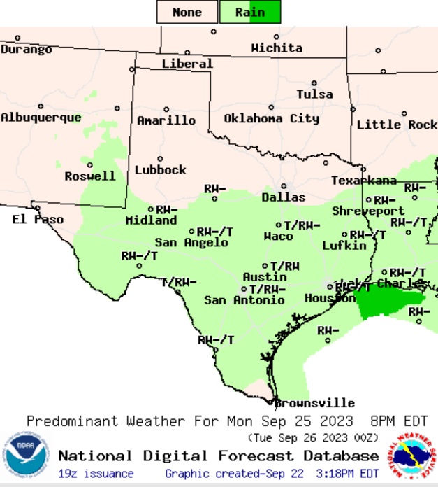 NWS projects potential thunderstorms ahead in Laredo's forecast