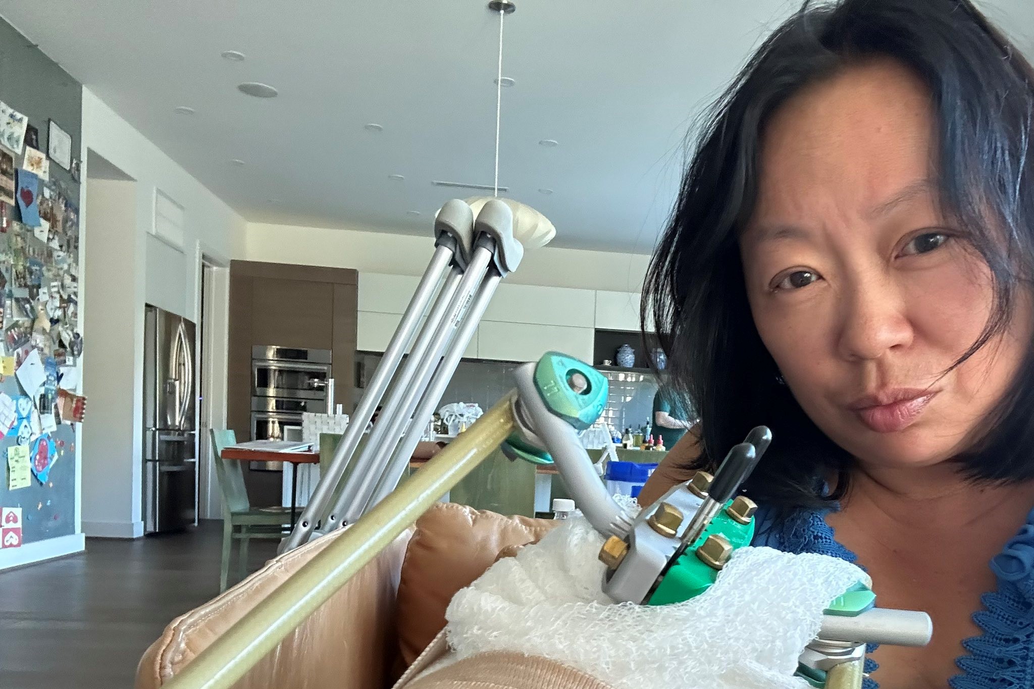 ABC 13 Houston's Miya Shay hospitalized with broken leg