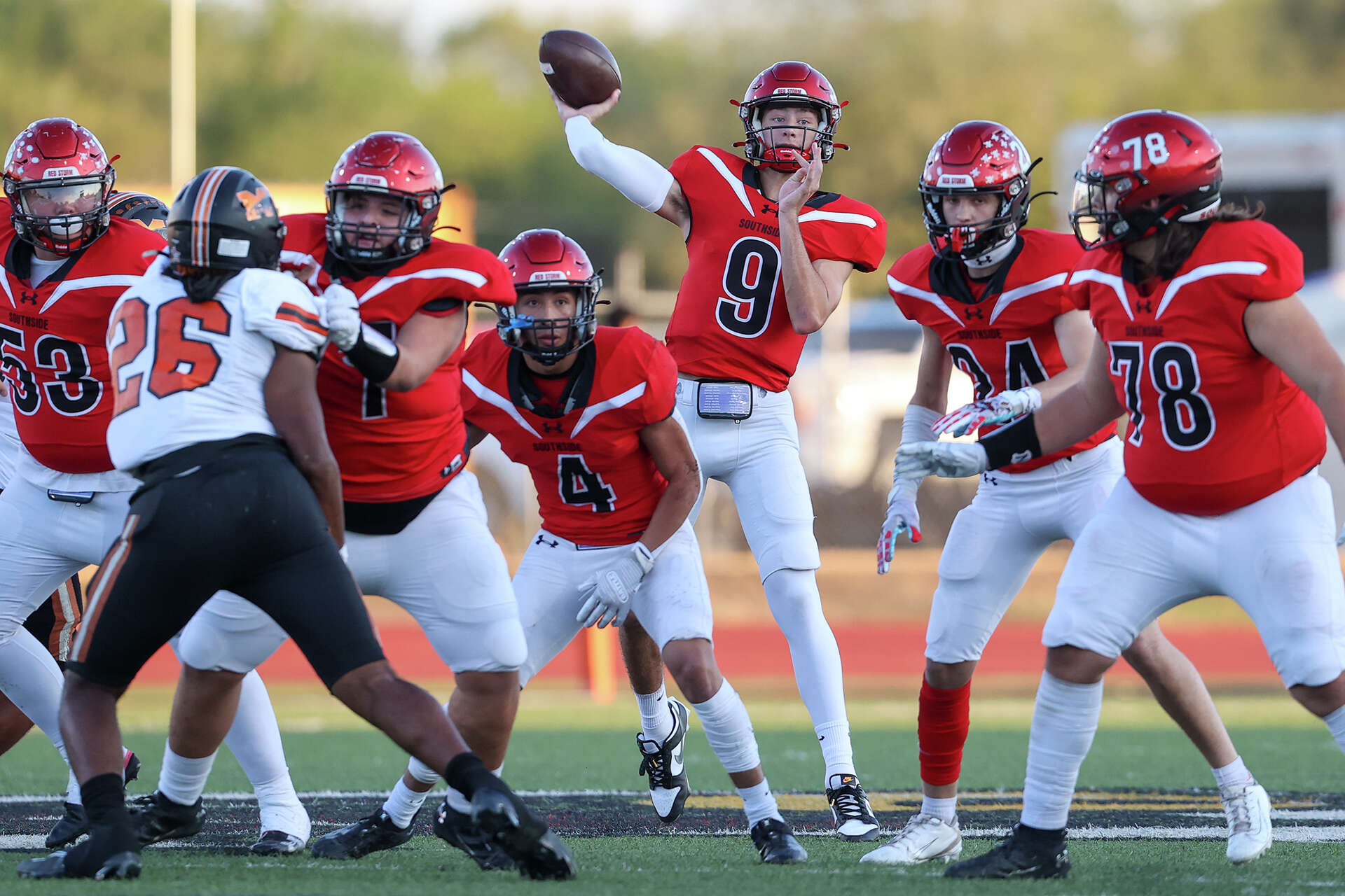 Southside football beats Medina Valley on goal line stand