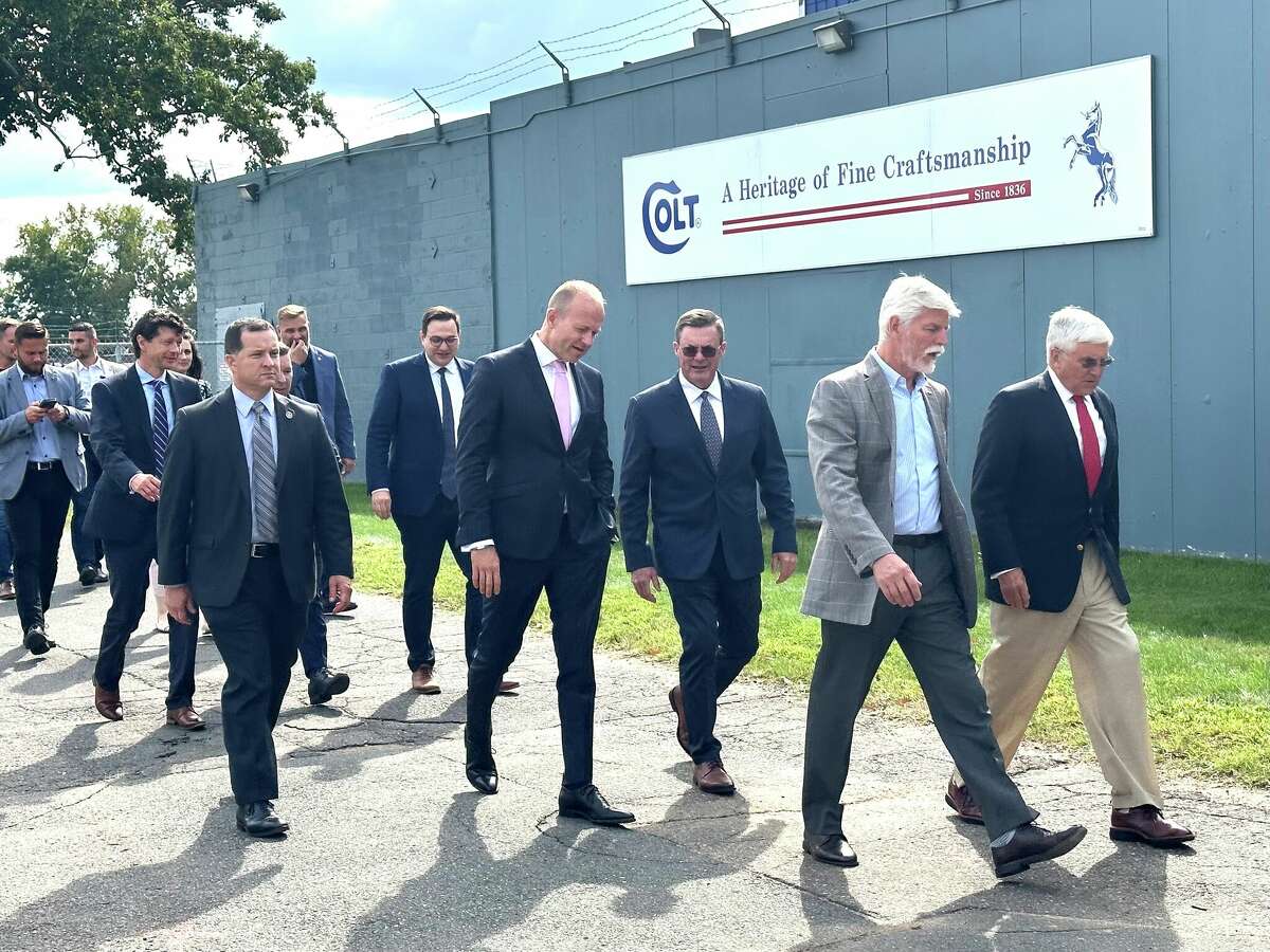 Petr Pavel, Czech president tours Czech-owned Colt firearms