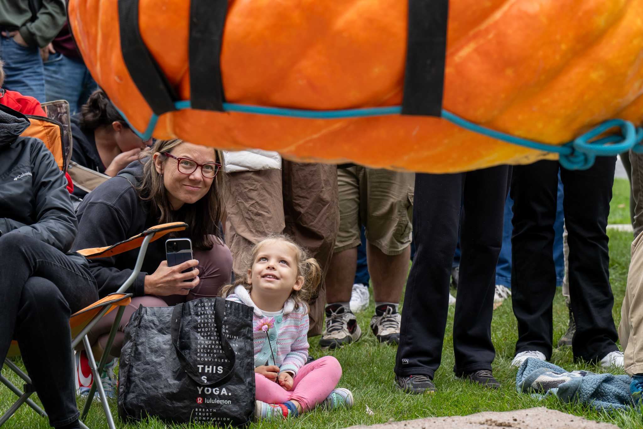 Heavy, heavier, heaviest. These were some pumpkins
