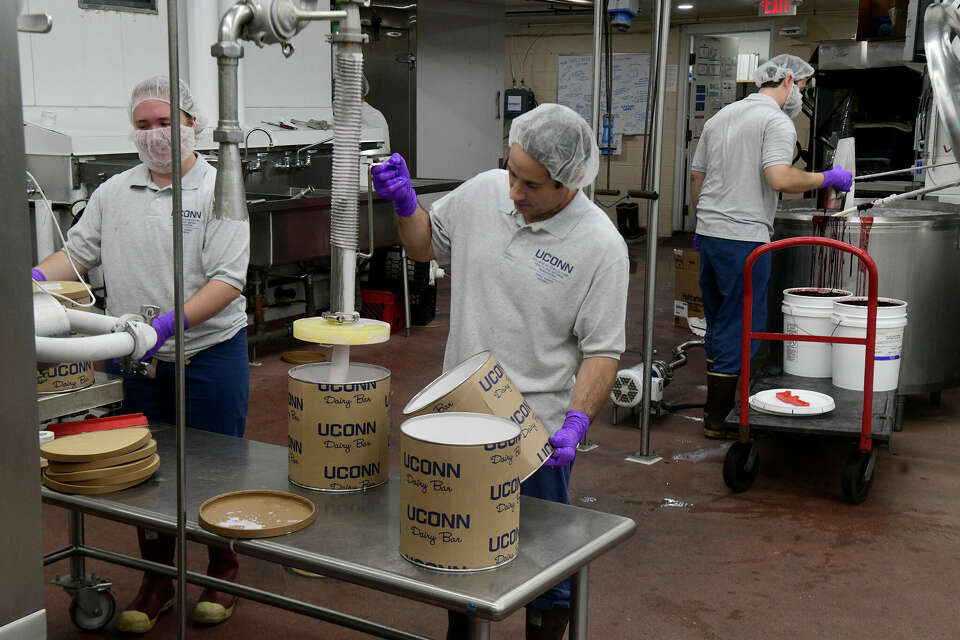Inside UConn's creamery where students churn ice cream and education