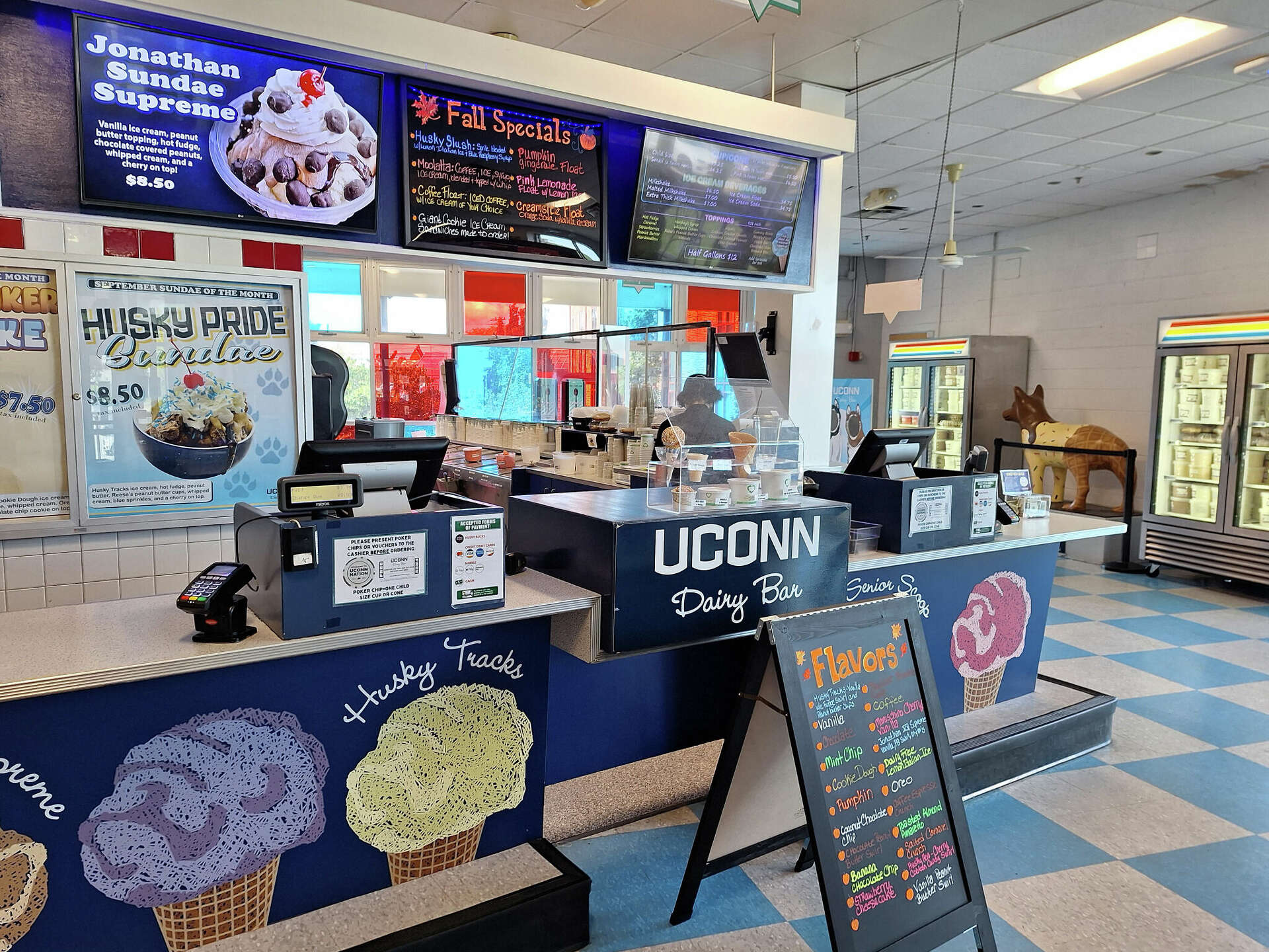 Inside UConn's creamery where students churn ice cream and education