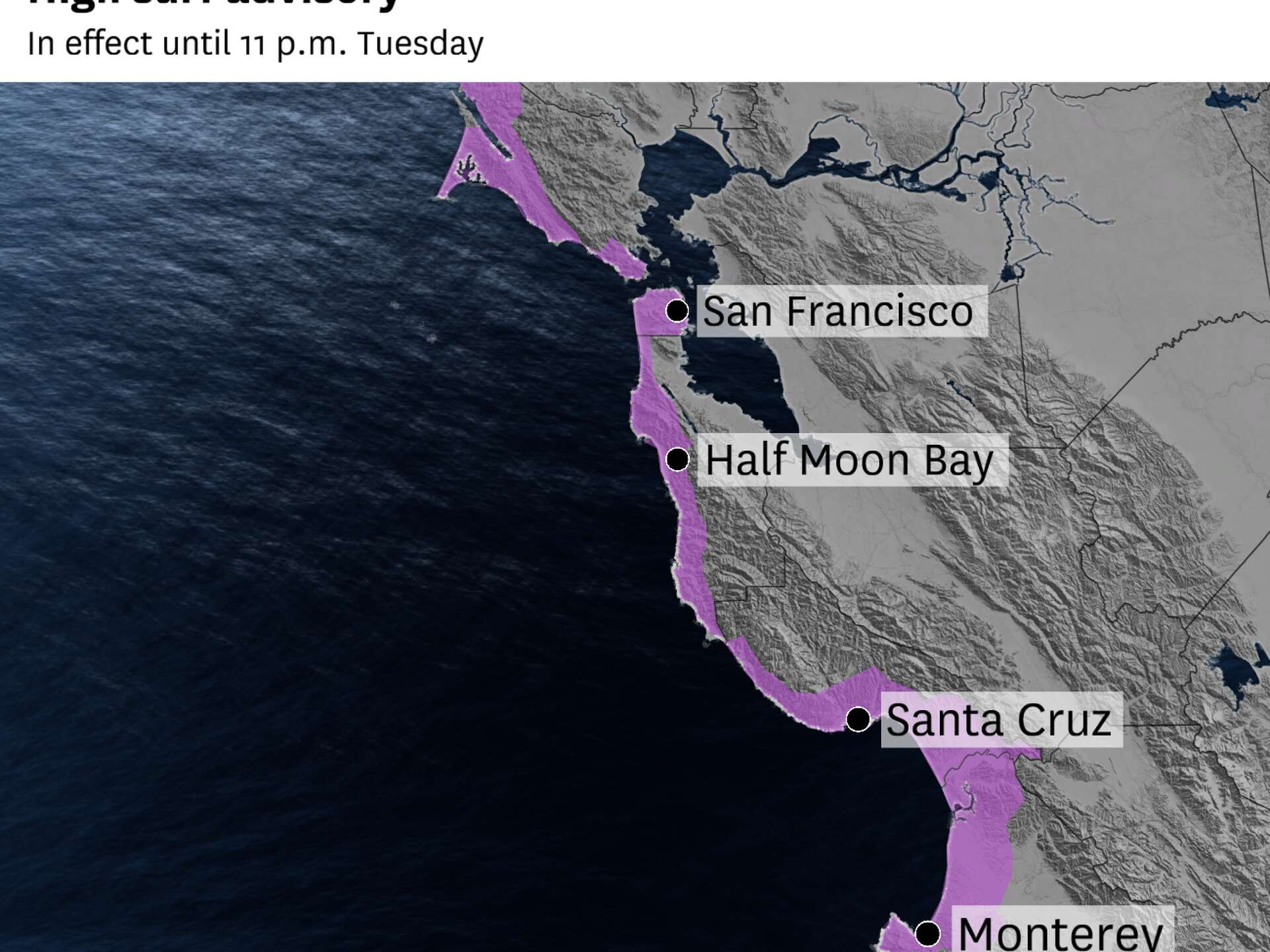 California surf advisory: Dangerous waves pose elevated hazards