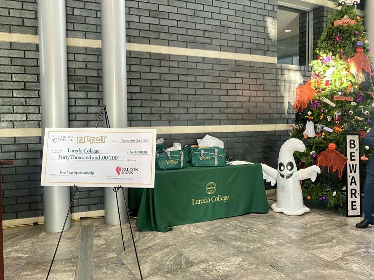 Laredo College receives $40,000 from Falcon Bank for Fall Fest