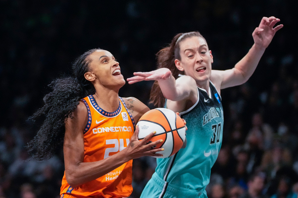 Connecticut Sun fall to NY Liberty in WNBA playoff game