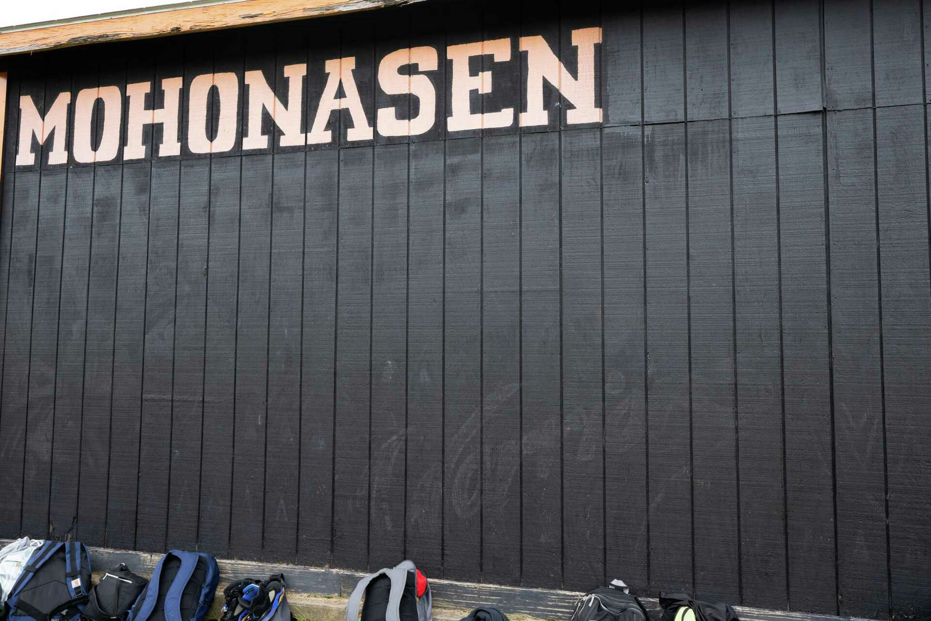 Vandals paint over Native American imagery at Mohonasen High