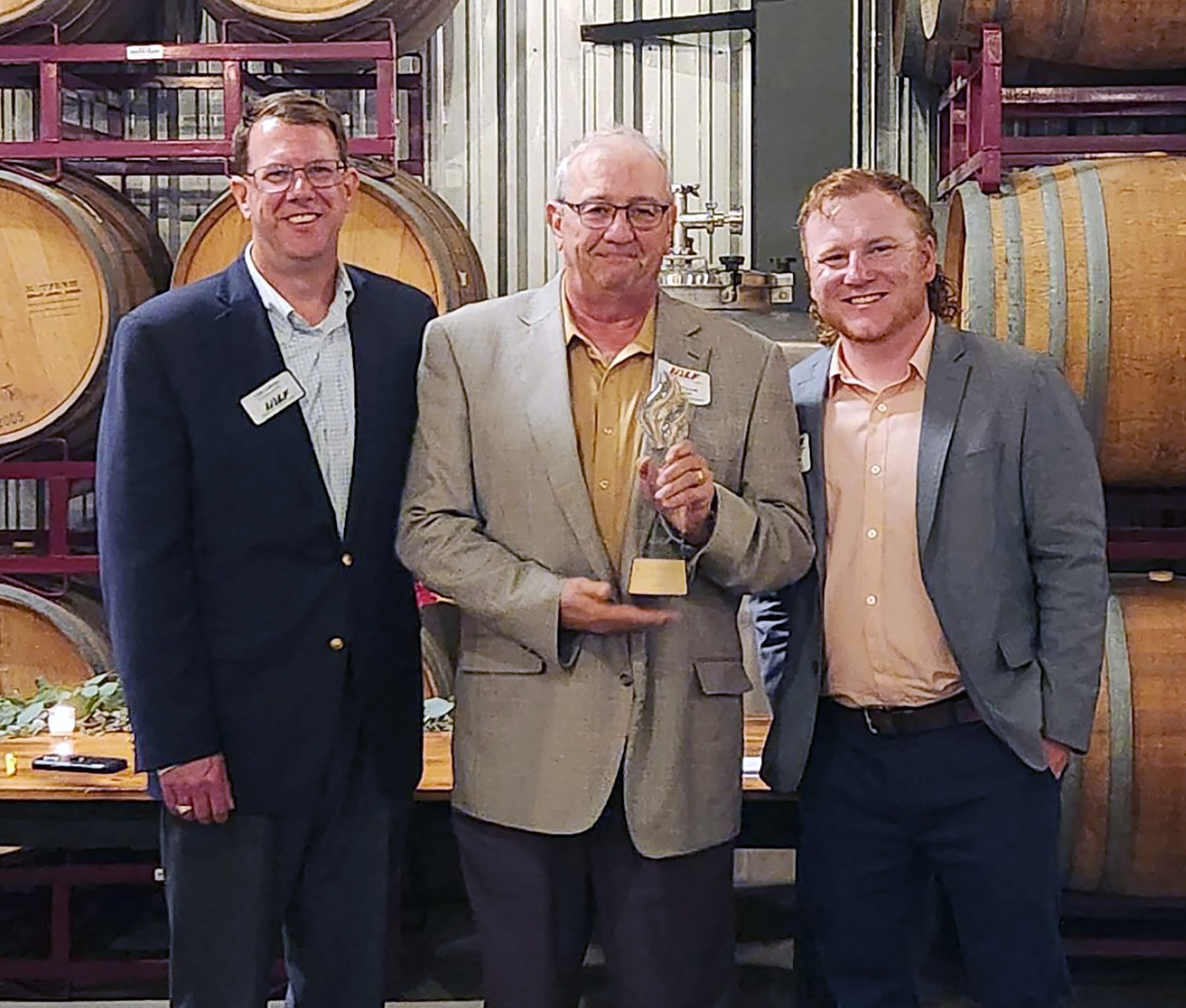 Allan Worrell receives ag foundation's Torch of Leadership award