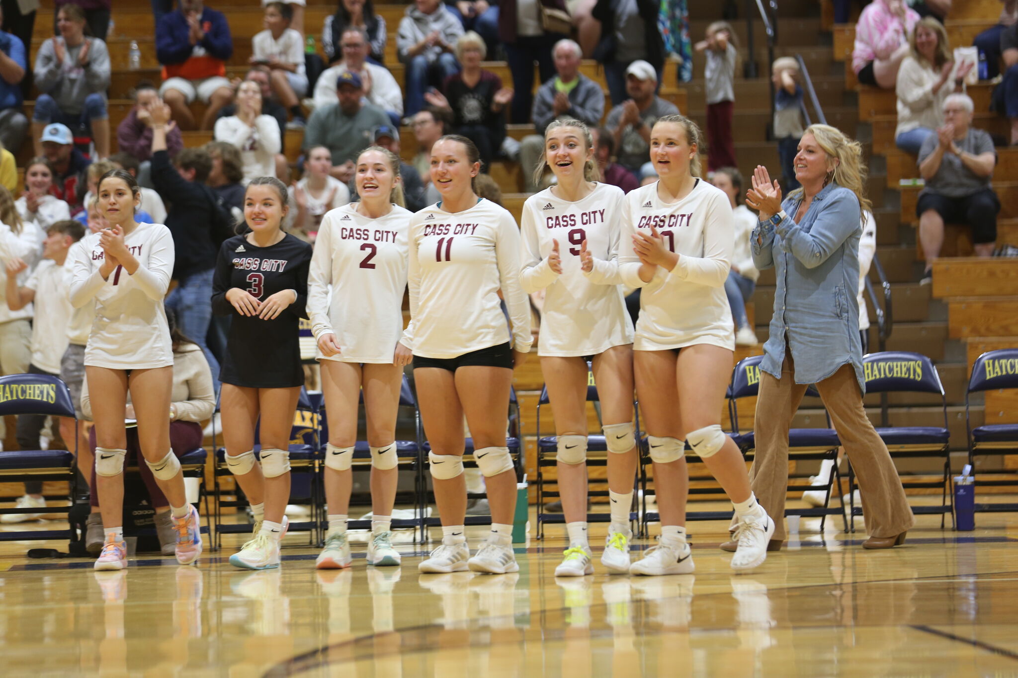 Cass City swept Bad Axe in Thursday night's volleyball action