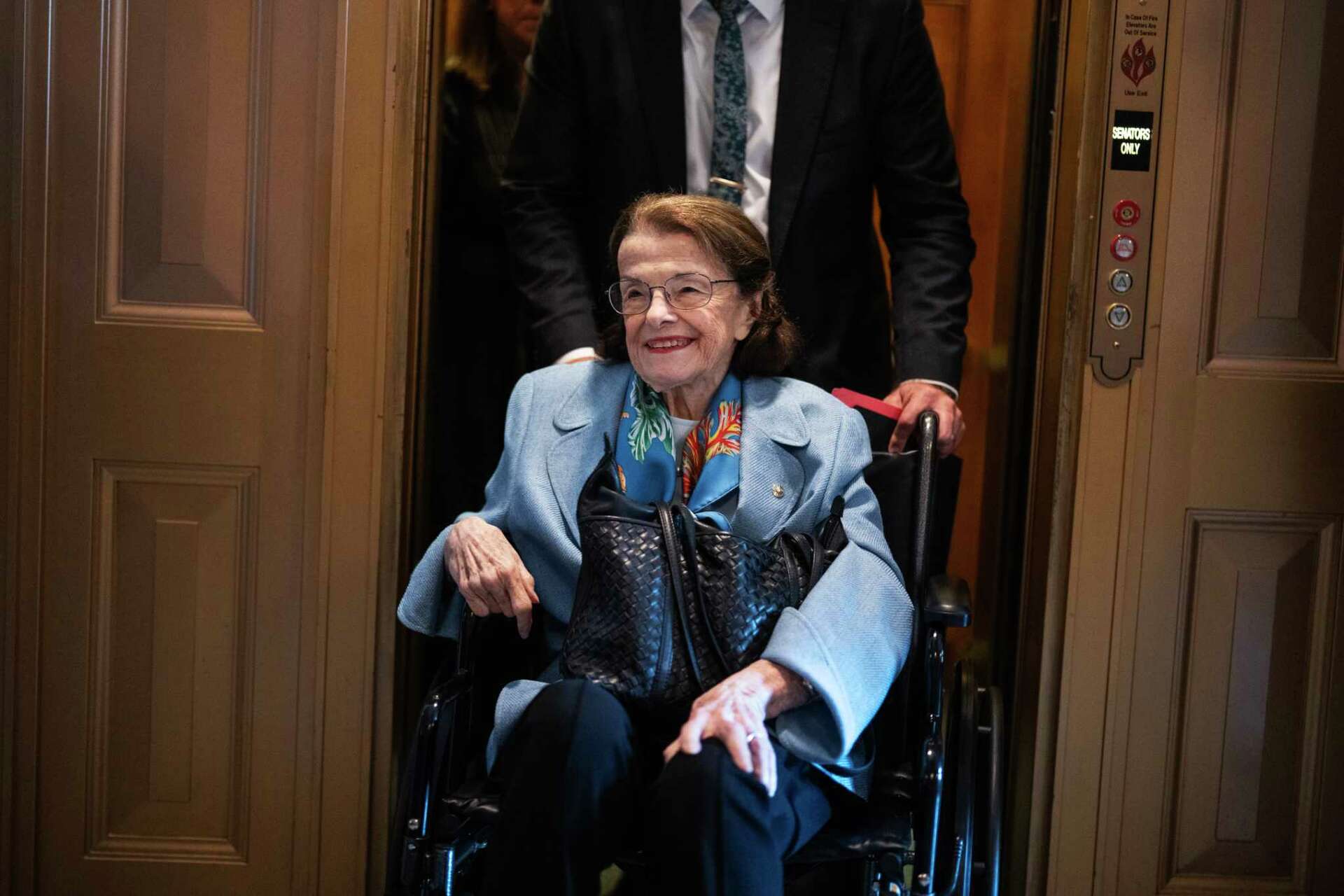 This is how Dianne Feinstein spent her last day