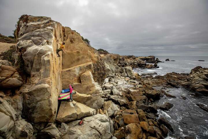 California rock climbers attempt 'R-rated' venue: Bay Area coast
