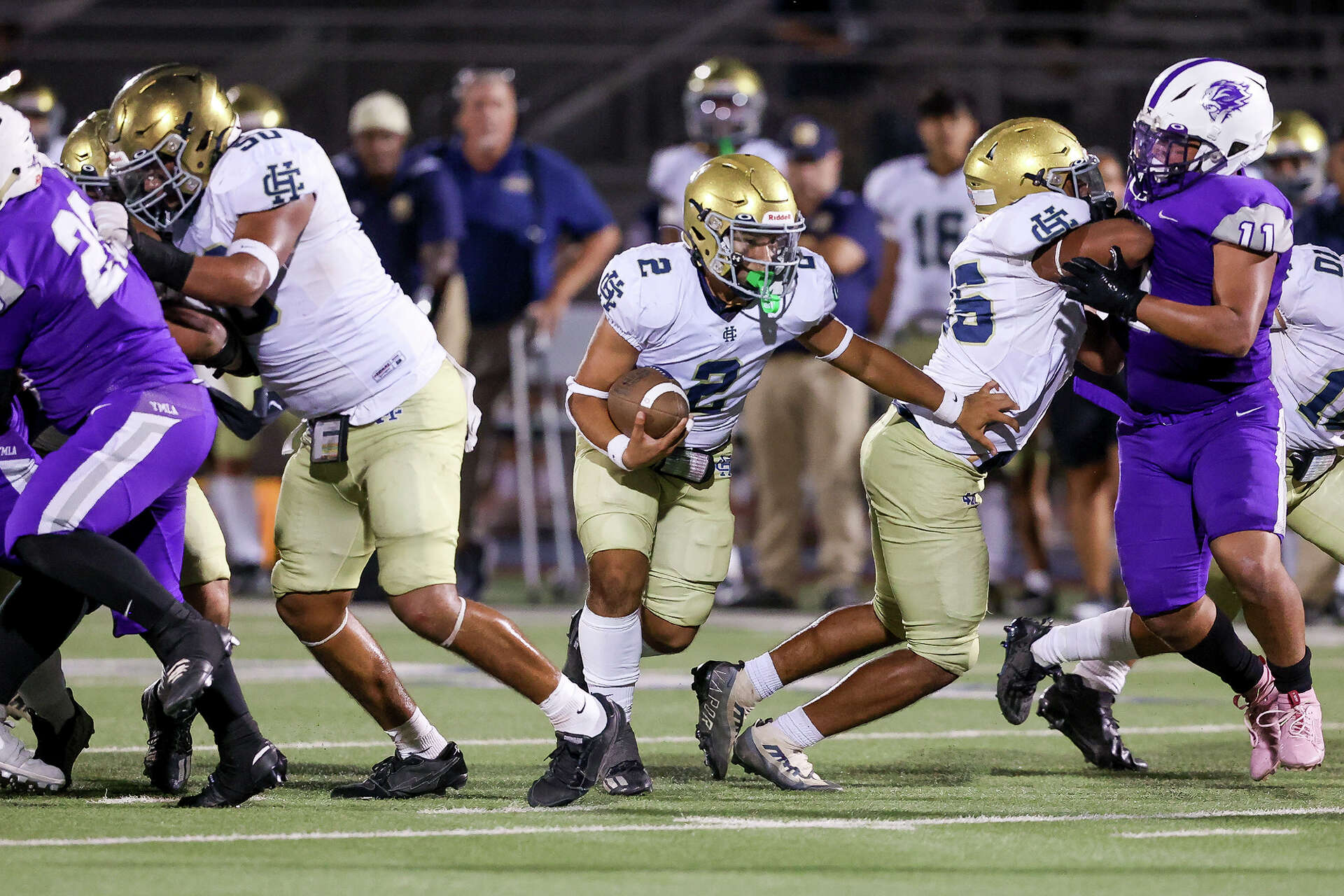 Defense sets tone in Holy Cross' 40-7 football win over YMLA