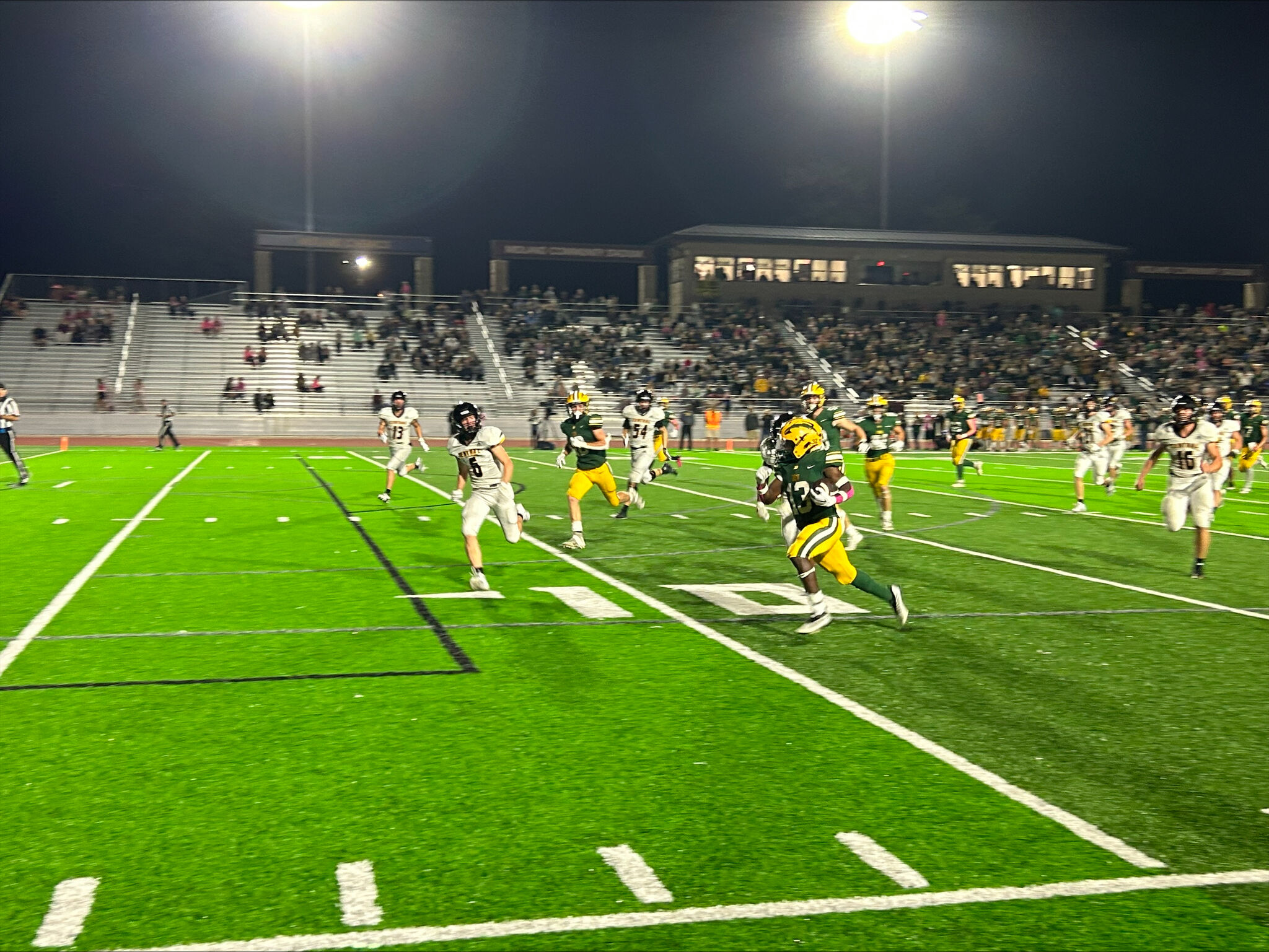 Big plays by Randolph, Jensen lead Dow High to 35-13 homecoming win