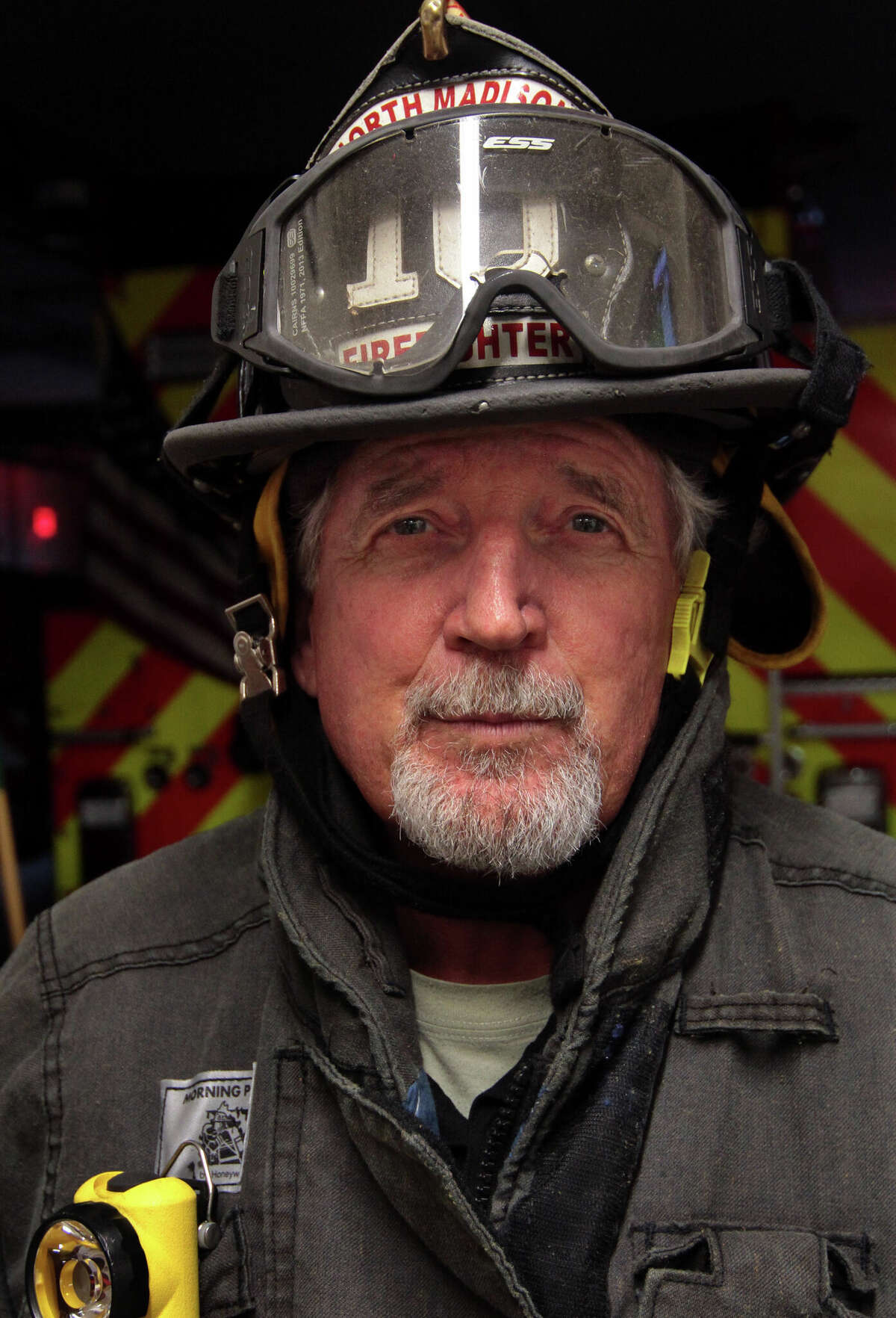 Pair of North Madison firefighters mark 50 years serving town