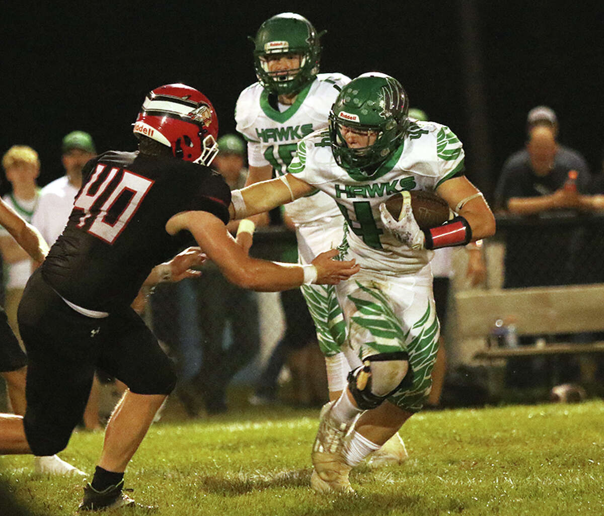 Calhoun pays back some history, pounds Carrollton, 61-0