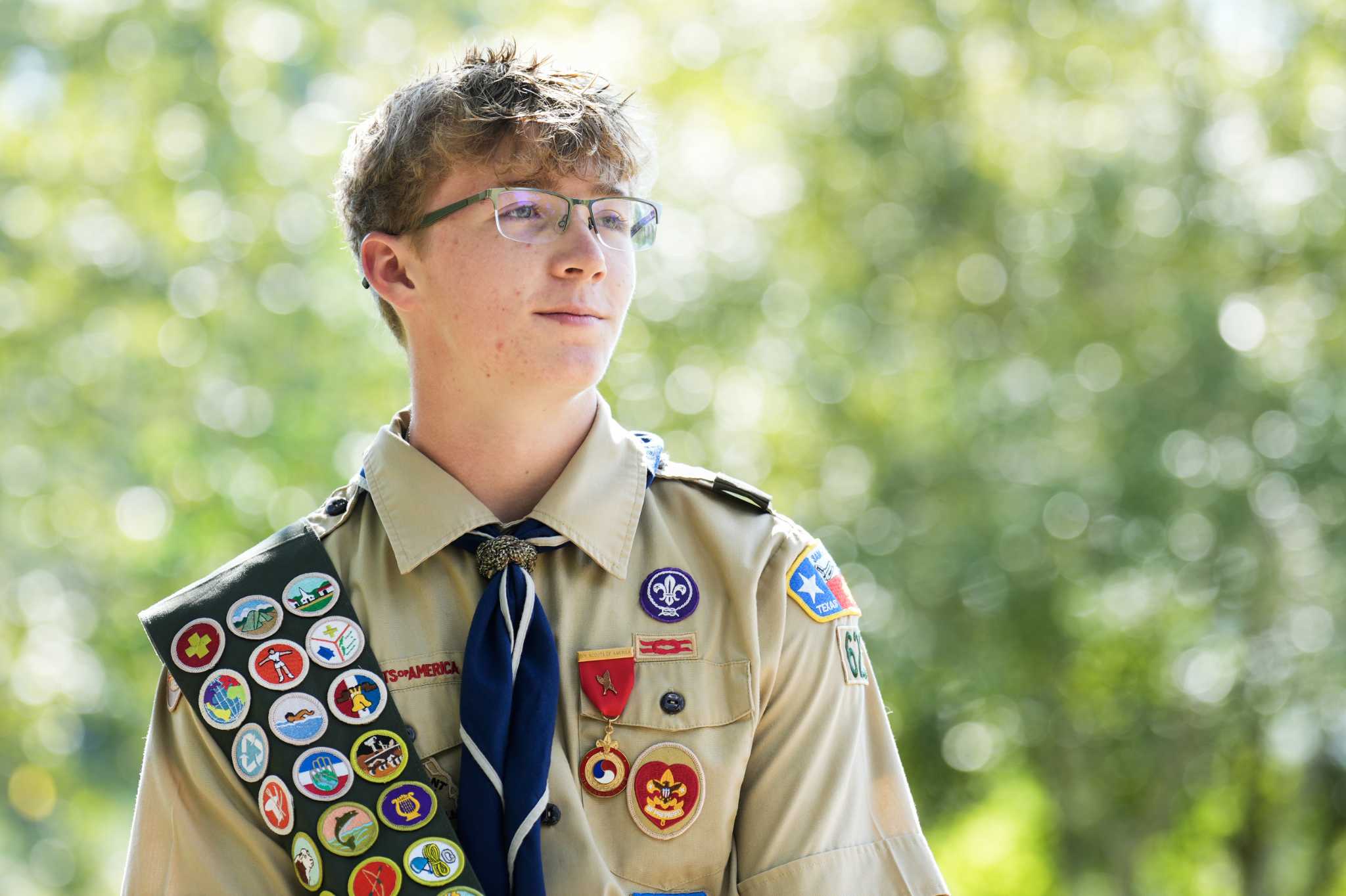 Magnolia ISD student receives rare Boy Scouts honor for saving life