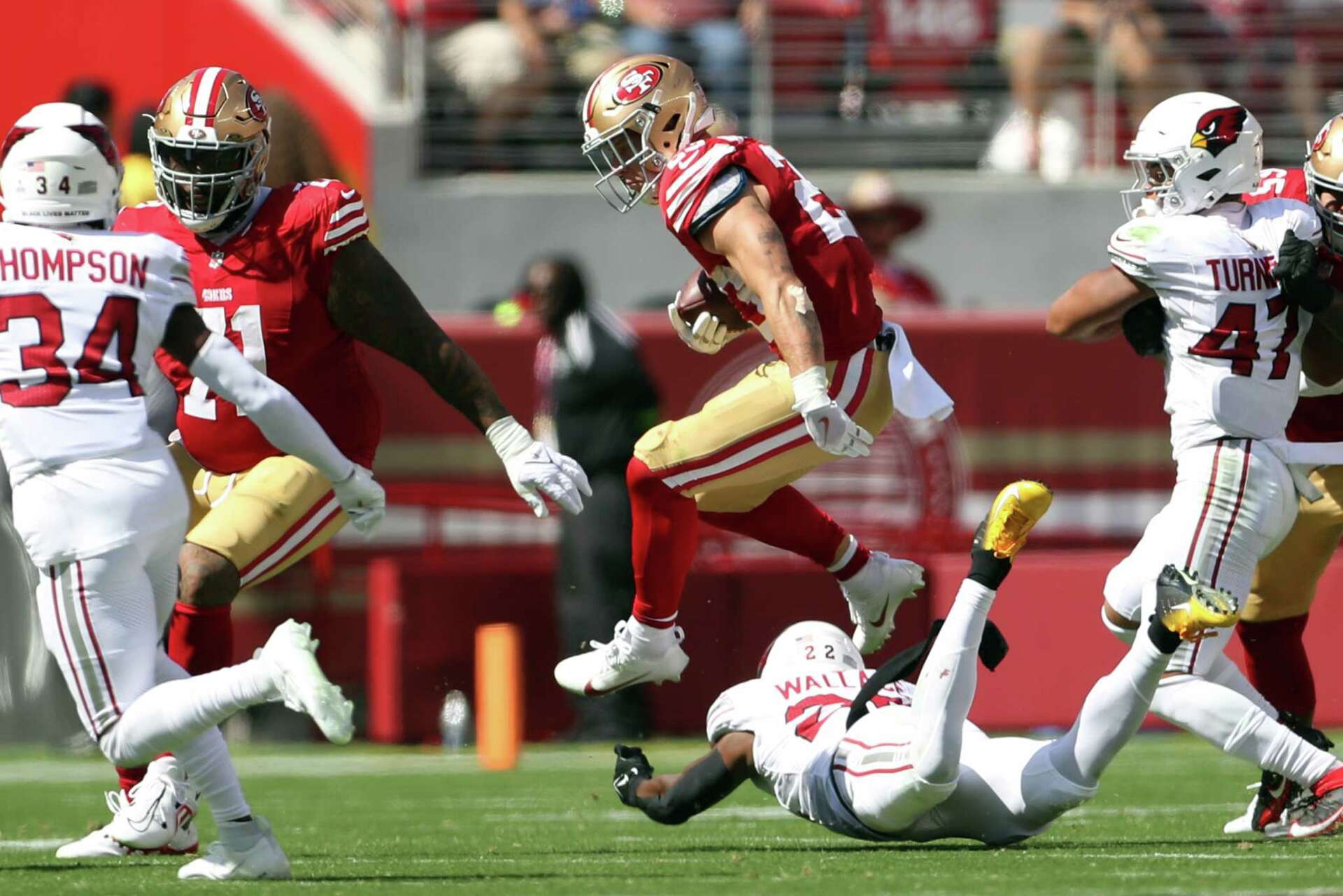 Christian McCaffrey making it as simple as CMC = MVP for 49ers