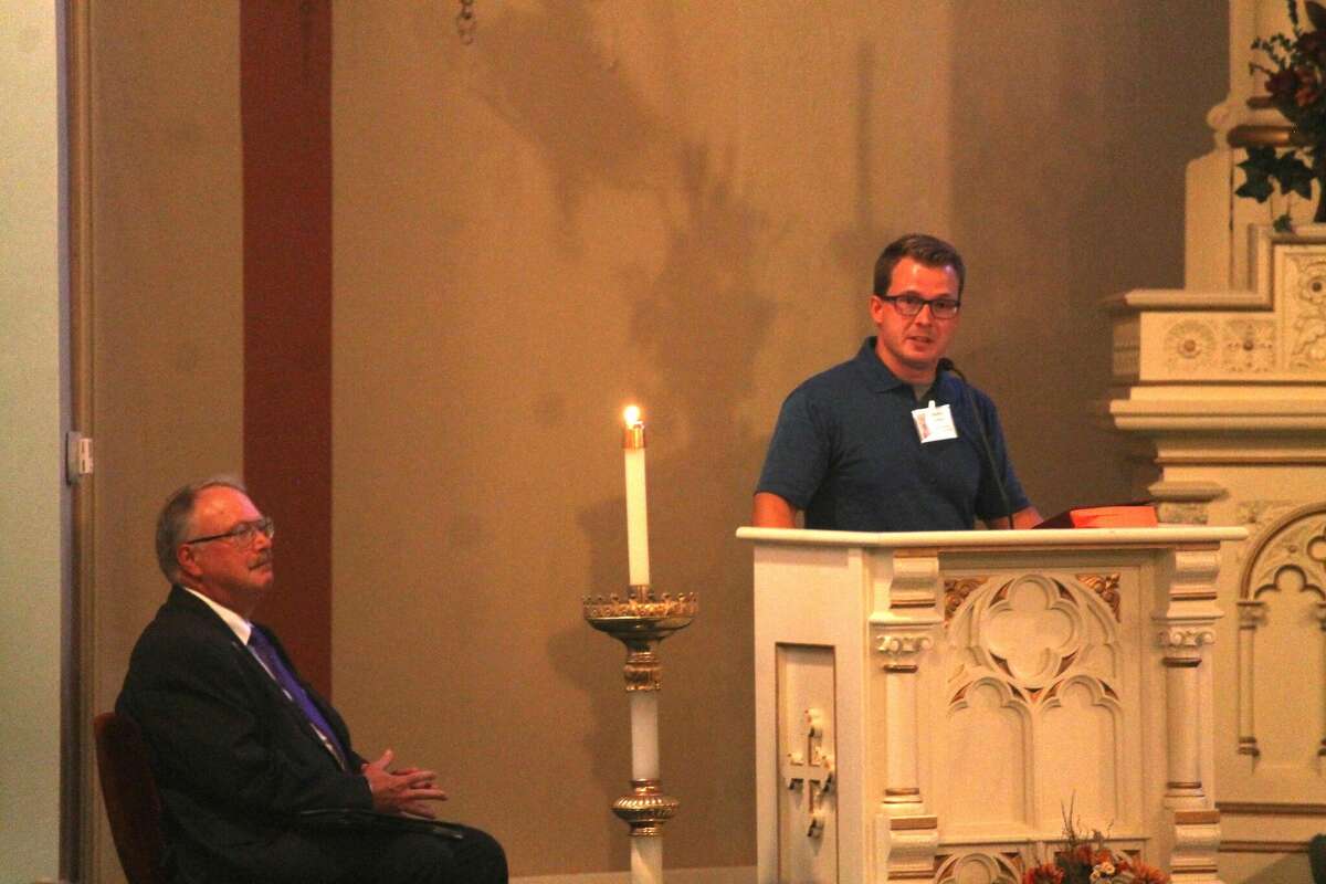 Michigan Historic Site marker dedicated for Manistee church