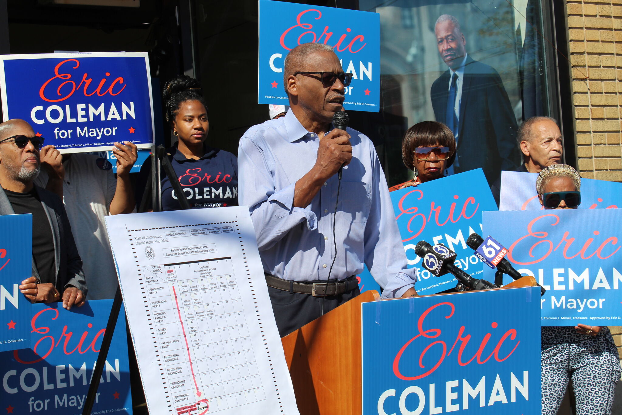 Eric Coleman to run in Hartford mayoral race as write-in candidate