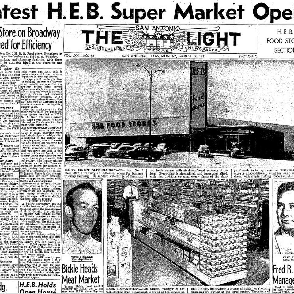H-E-B opened first San Antonio stores 81 years ago this month