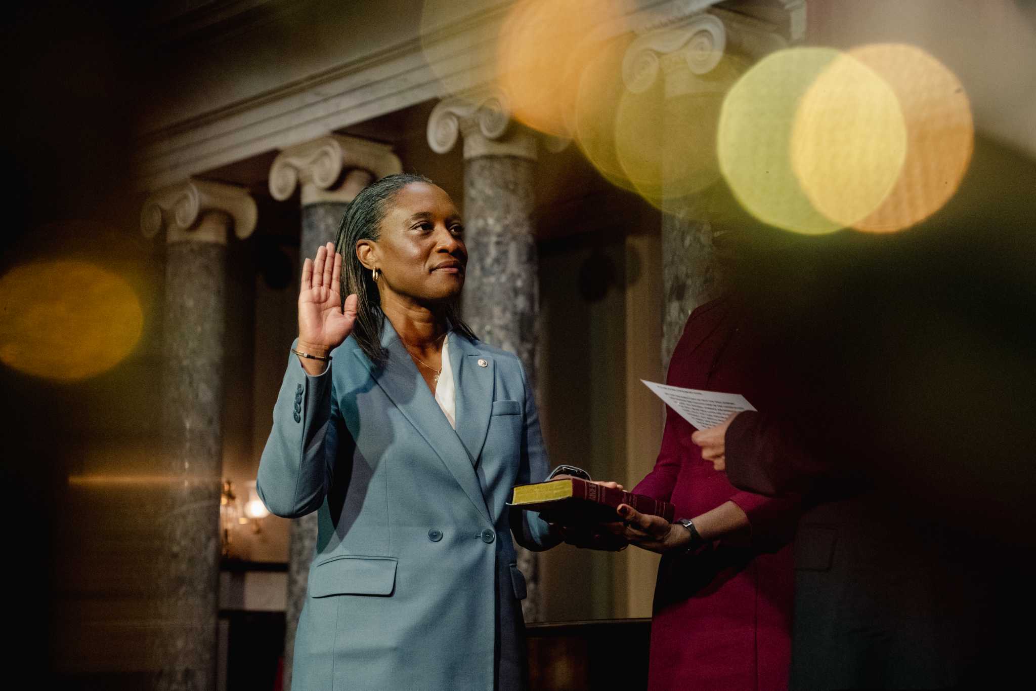 Laphonza Butler sworn in as California’s new senator