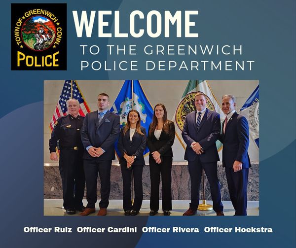 Greenwich Police welcome 4 new recruits including 2 town natives
