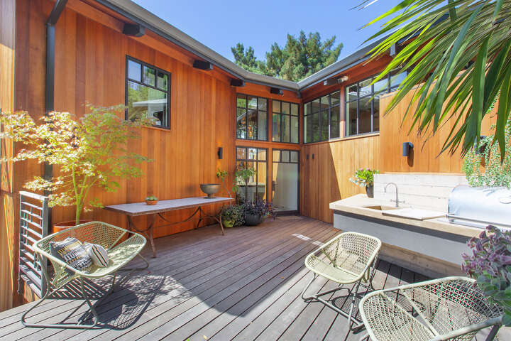 Rare Bay Area home on street dedicated to Bernard Maybeck for sale