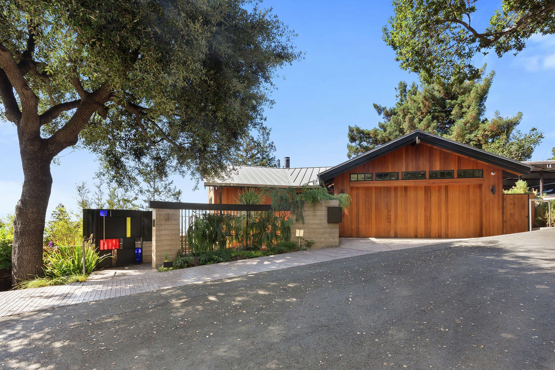Rare Bay Area home on street dedicated to Bernard Maybeck for sale
