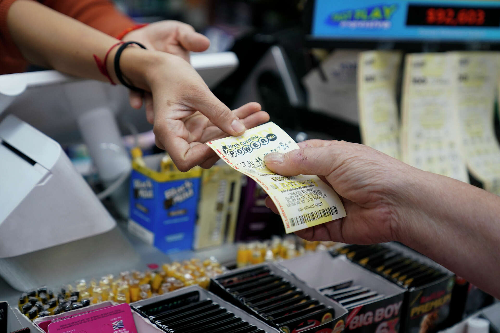 Texas Powerball ticket worth $2 million claimed just in time