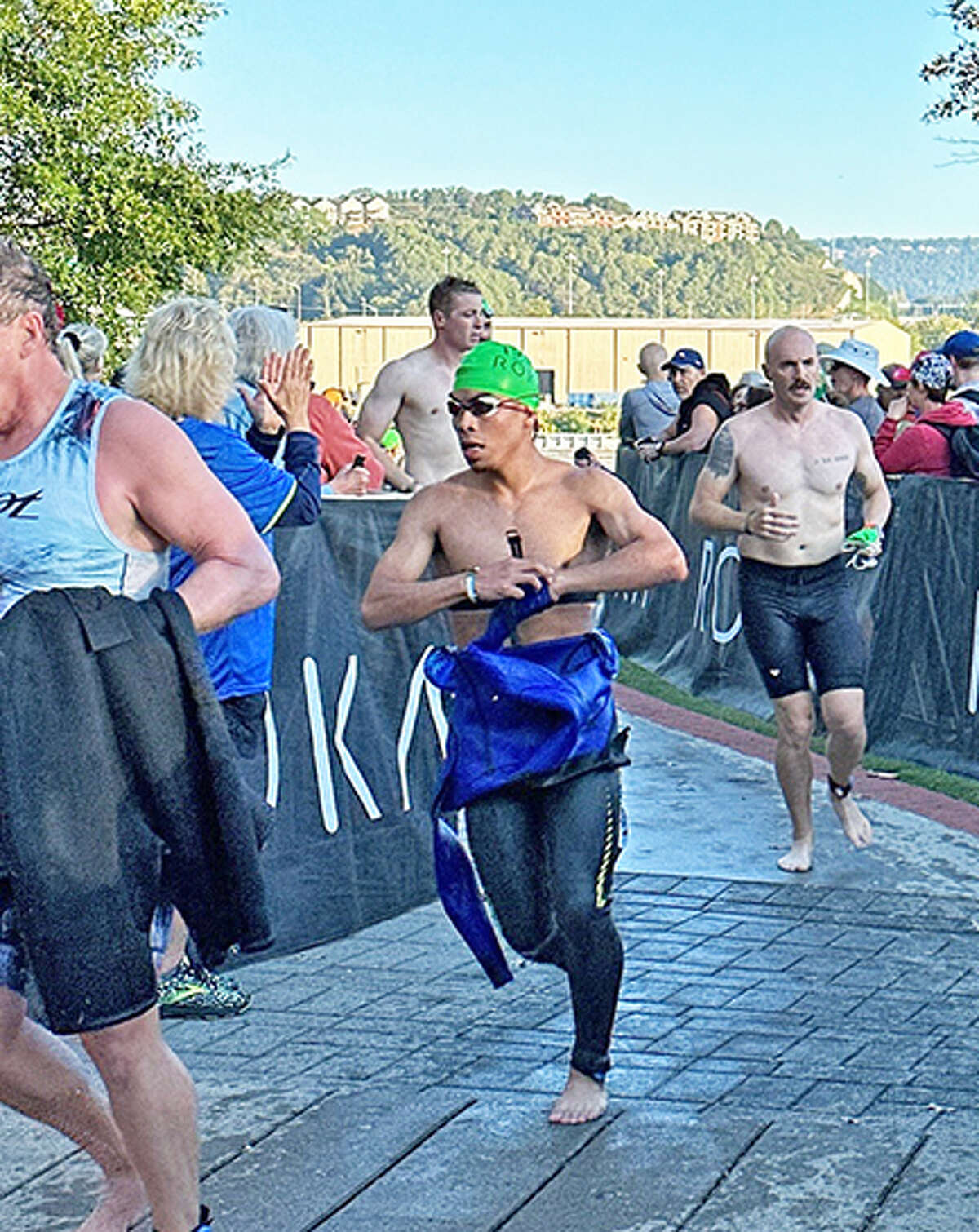 Edwardsville firefighter brothers conquer Ironman Triathlon