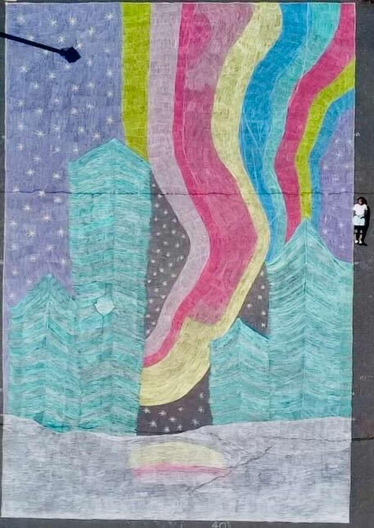 CT artist looks to break Guinness World Record for largest chalk mural