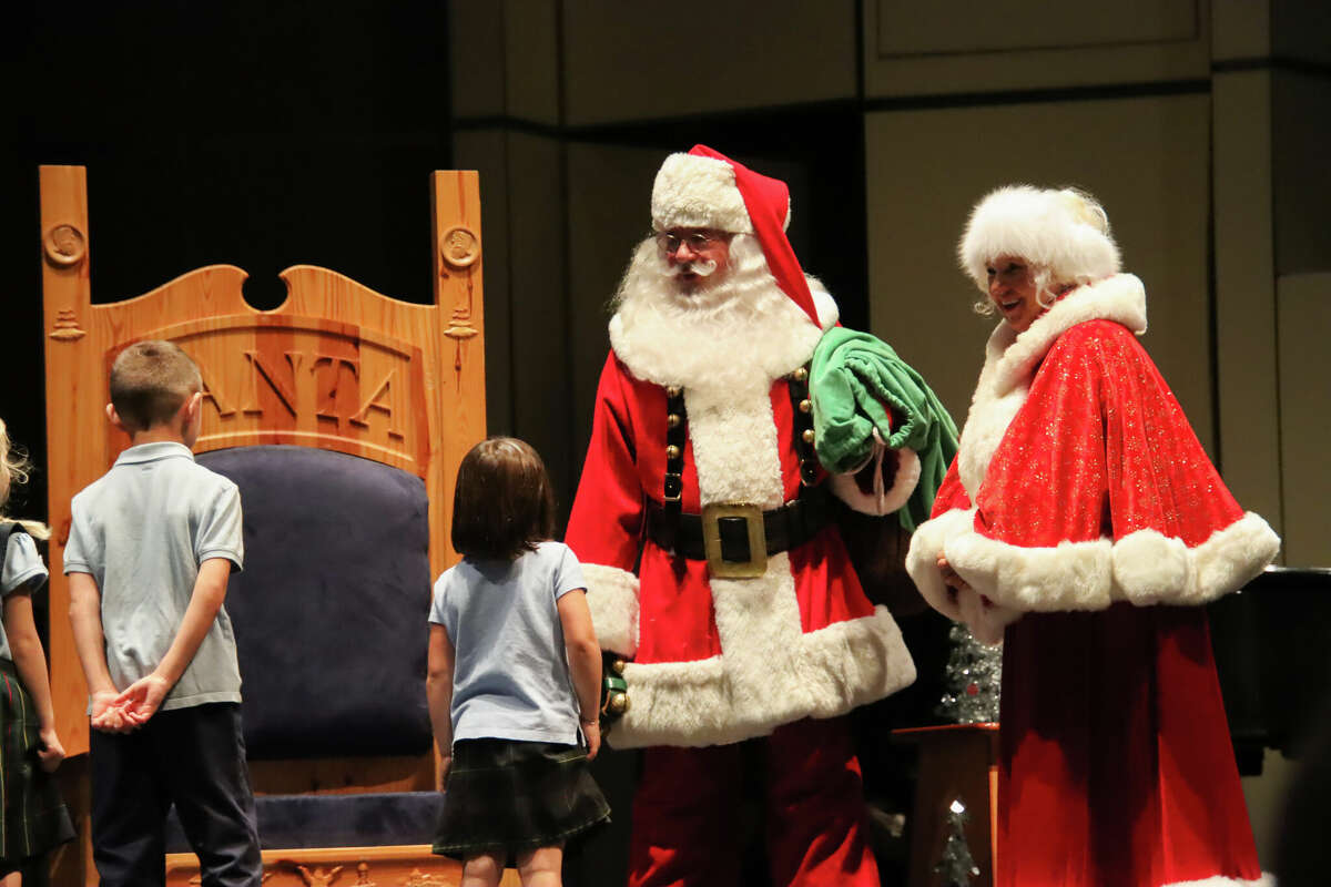 SEEN: Santa goes to school in Midland