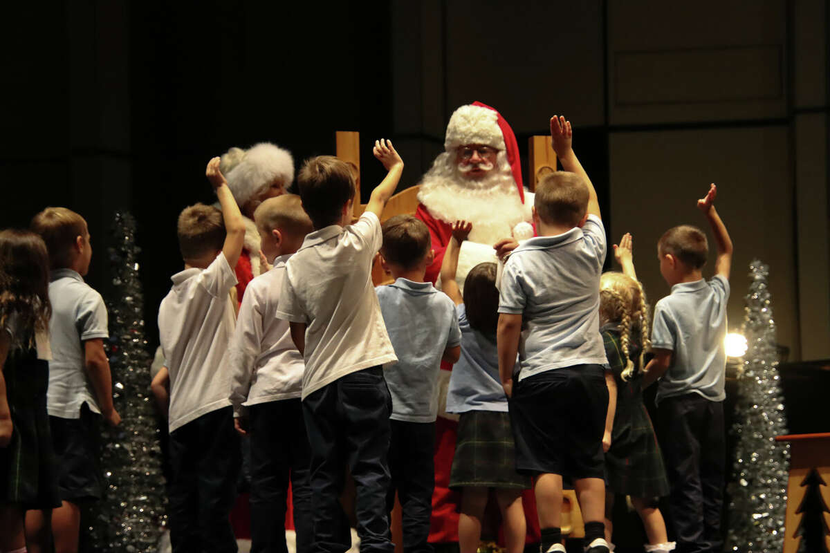 SEEN: Santa goes to school in Midland