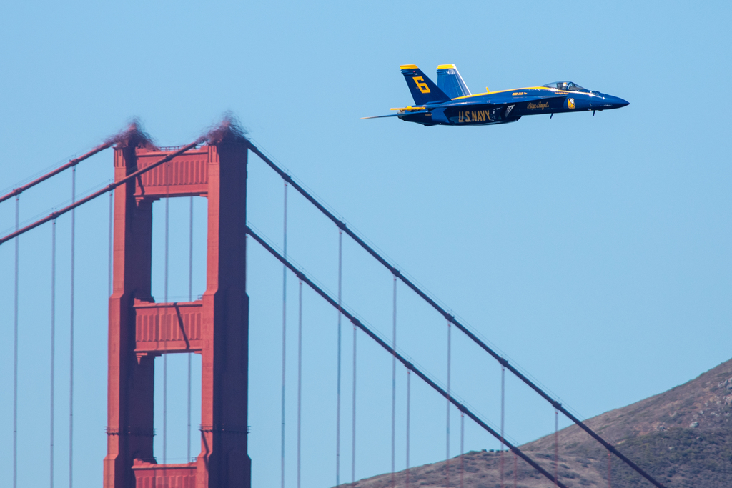 Blue Angels not expected to fly at SF Fleet Week this year