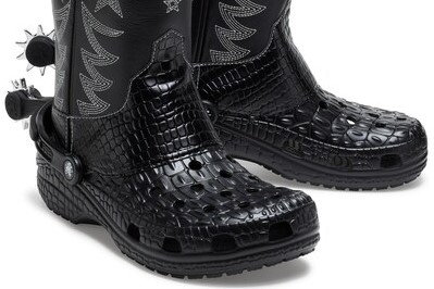 Crocs Classic Cowboy Boots with spurs arrive on Crocday