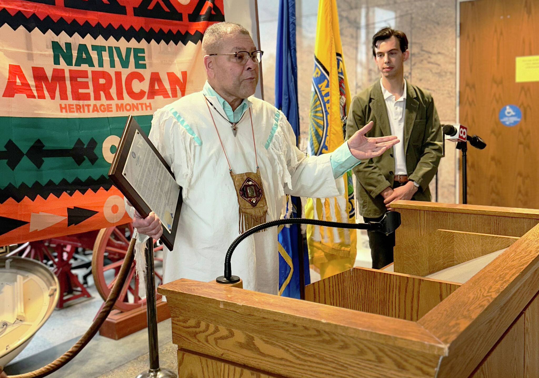 Middletown honors Wangunk tribe elder, marks Indigenous Peoples Day